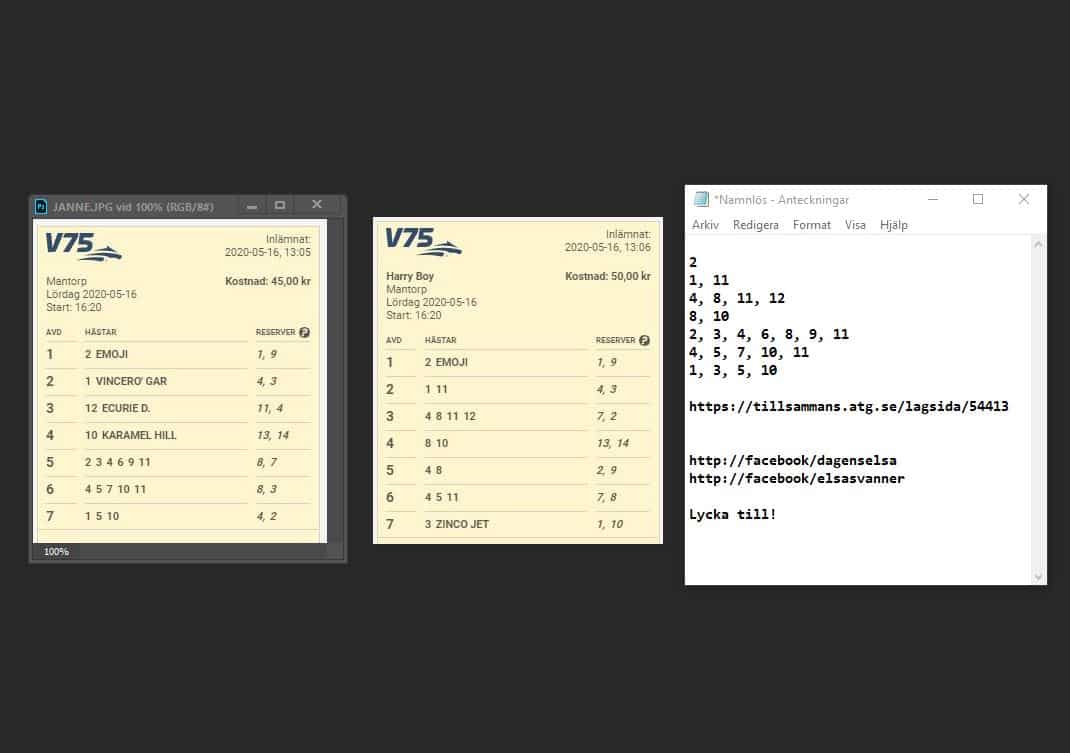 Janne Jackpot & Harry Boy inför V75 MANTORP 16 maj | Allt Om Trav